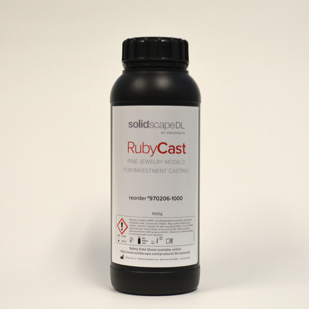 RubyCast 3D Casting Resin, 1000g | Solidscape Store